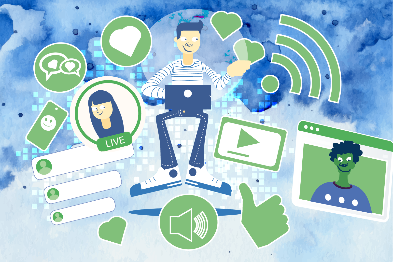 La Netiquette illustrata di un grafico creativo